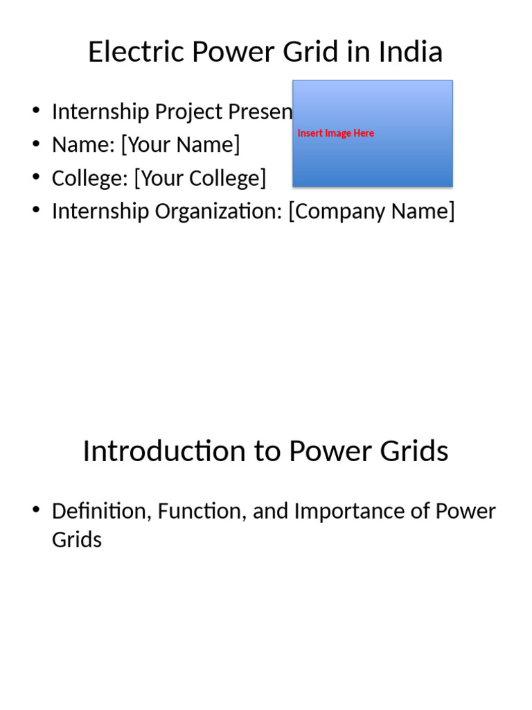 Electric Power Grid India With Placeholder Images | PDF | Electrical ...