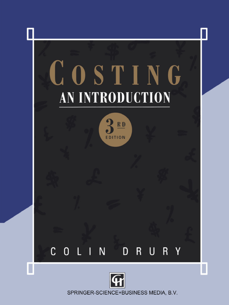 Costing - An Introduction | PDF | Net Present Value | Cost Accounting