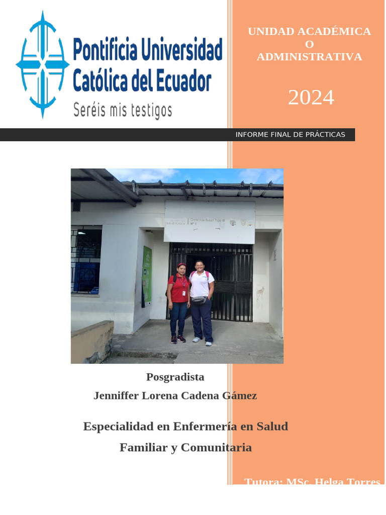Informe Final Lorena | PDF | Promoción de la salud | Gestión de recursos humanos