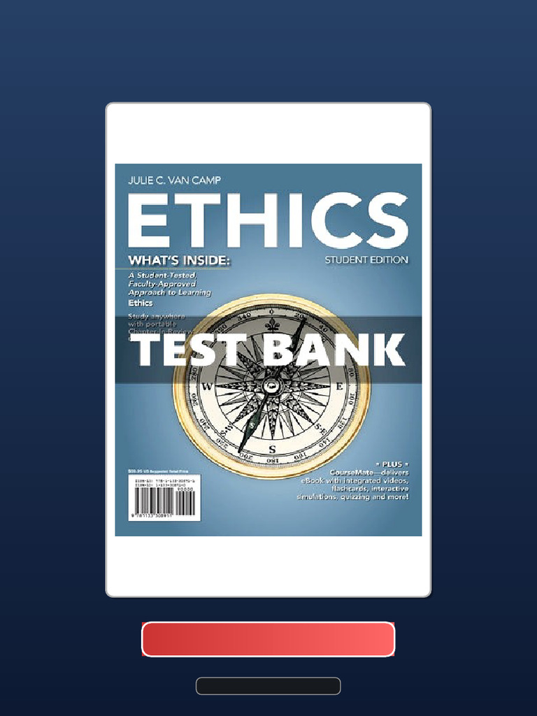ETHICS 1 Ed Camp Ebook and TestBank Bundle Test Bank Available ...
