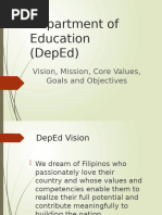 DepEd Core Values | PDF | Truth | Social Psychology