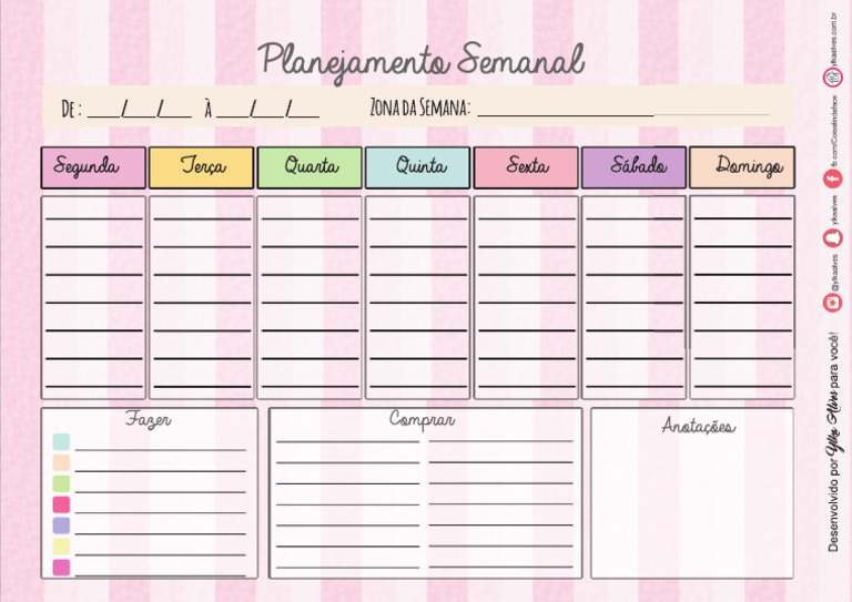 Planejamento Semanal-2 | PDF