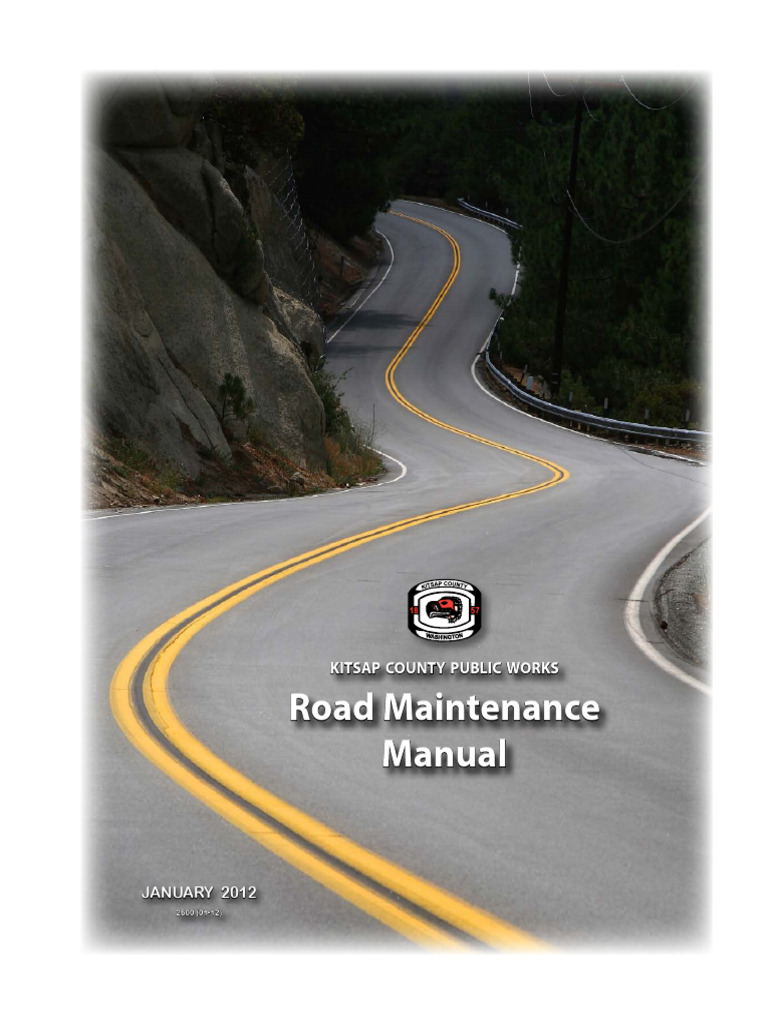 Road Maintenance Manual: January 2012 | PDF | Road Surface | Emergency