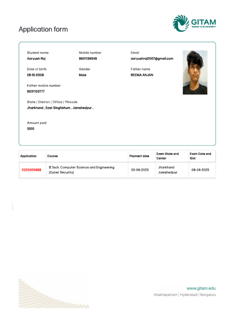 GITAM University | PDF