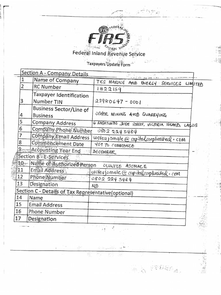 Tes Marine Tin Update Firs | PDF