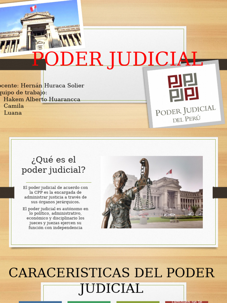 Poder Judicial | PDF | Judicaturas | Juez
