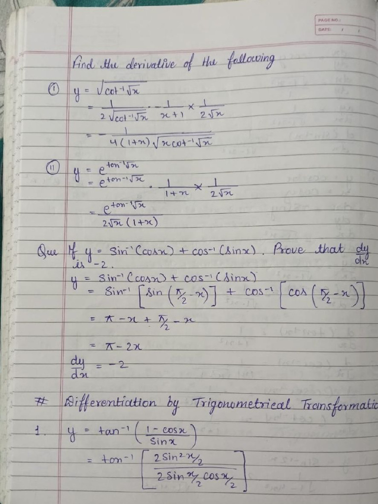 Maths Classwork | PDF