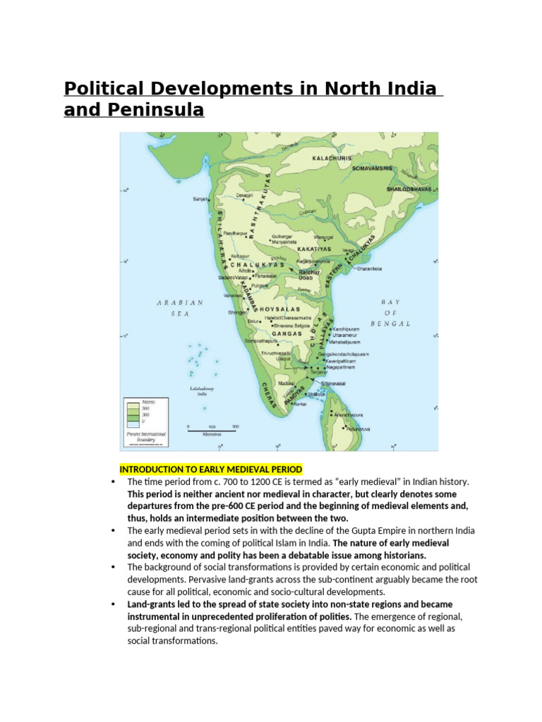 Political History of North India (1100 AD) | PDF