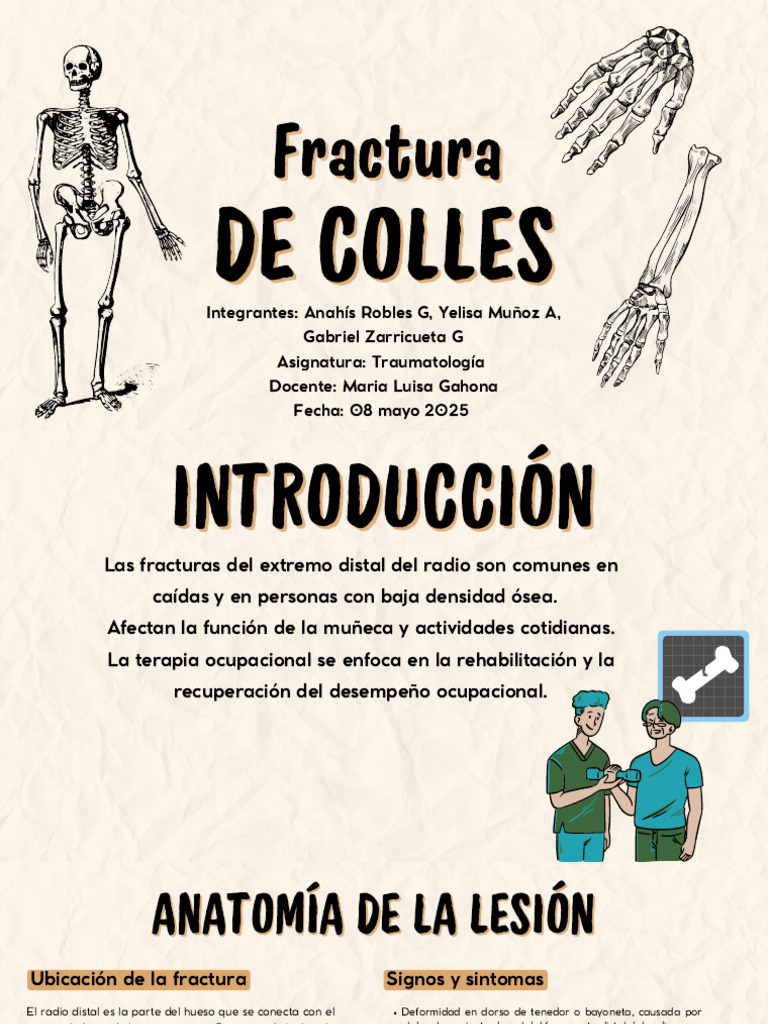 Fractura de Colles - 20250514 - 164504 - 0000 | PDF | Enfermedades y trastornos | Sistema ...