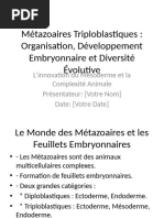 Définition et classification des métazoaires | PDF | Anatomie | Biologie
