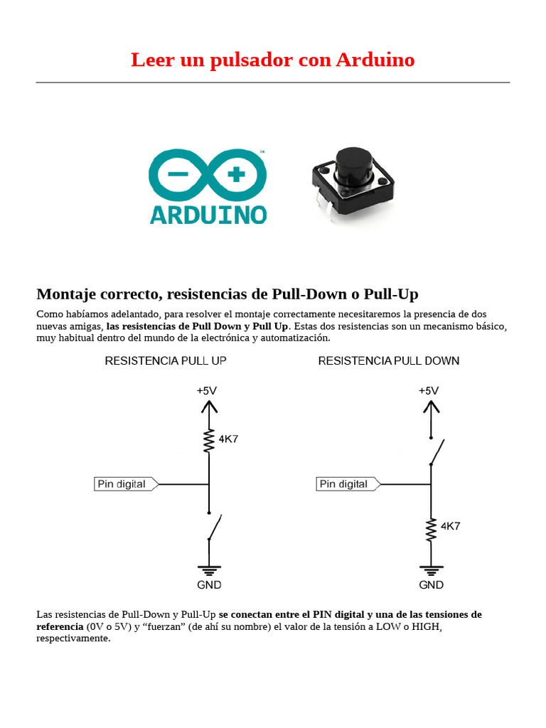 Arduino Pulsador & Rele & Servo & Encoder | PDF | Ingenieria Eléctrica ...