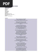 Labour - Paris Paloma (Lyrics) | PDF