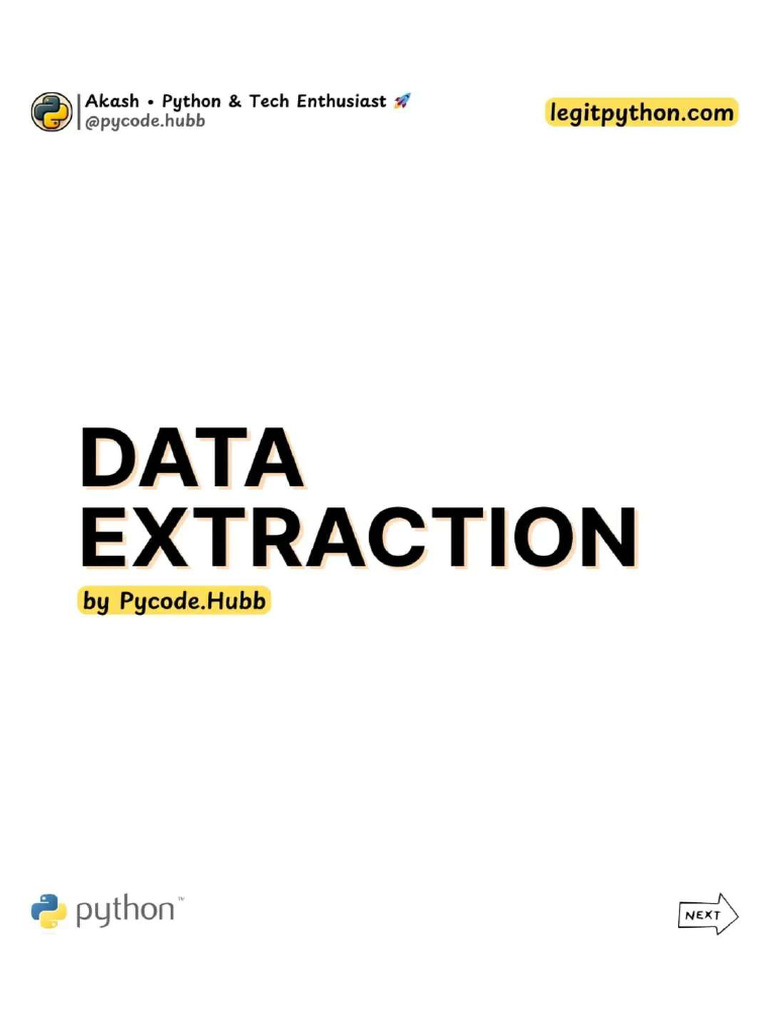 Data Extraction - 2 | PDF
