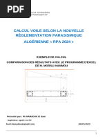 Calcul des structures selon RPA 2024 | PDF | Béton armé | Matériaux de ...