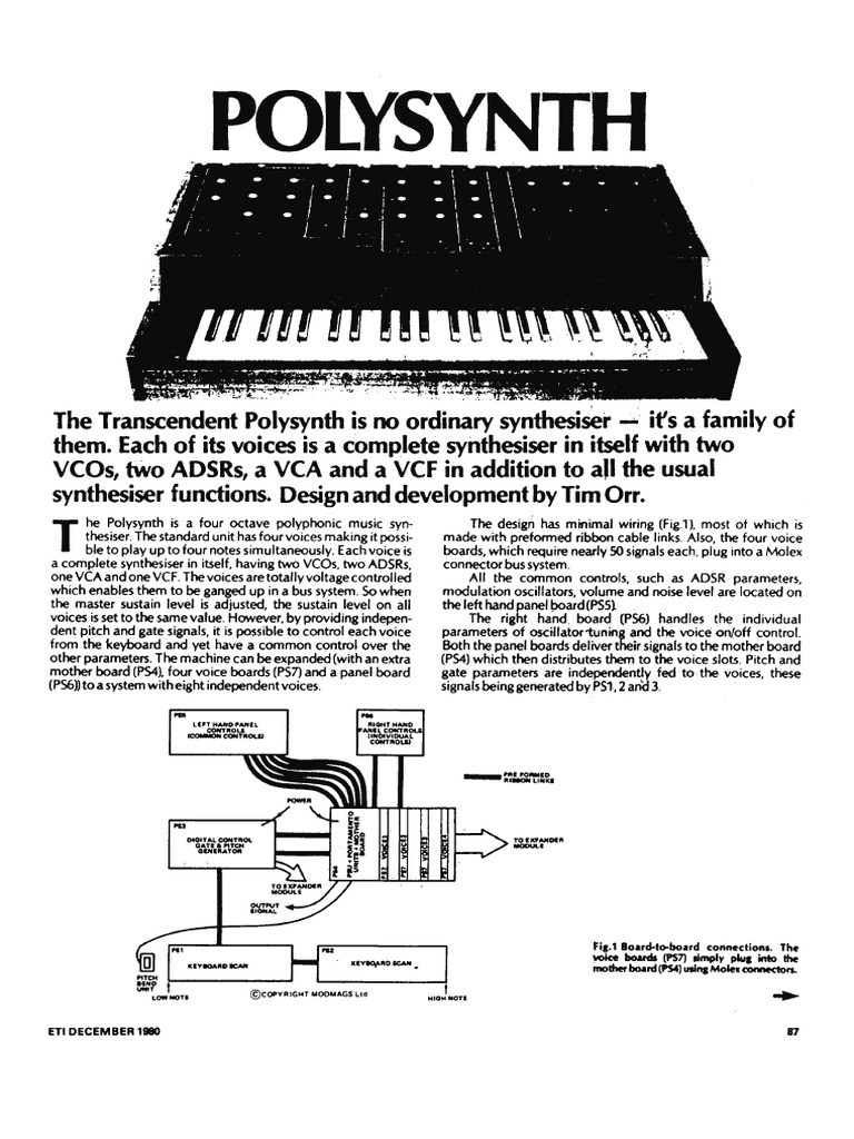 Poly Synth | PDF