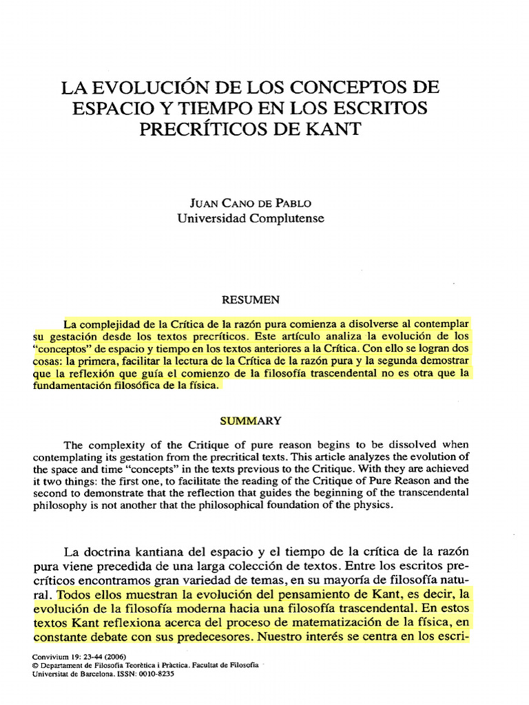 craifgh,+Article02 (2) | PDF | Immanuel Kant | Existencia