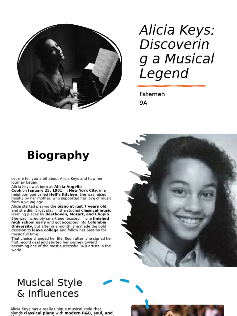 Alicia Keys: A Journey in Music | PDF | Songs | Albums