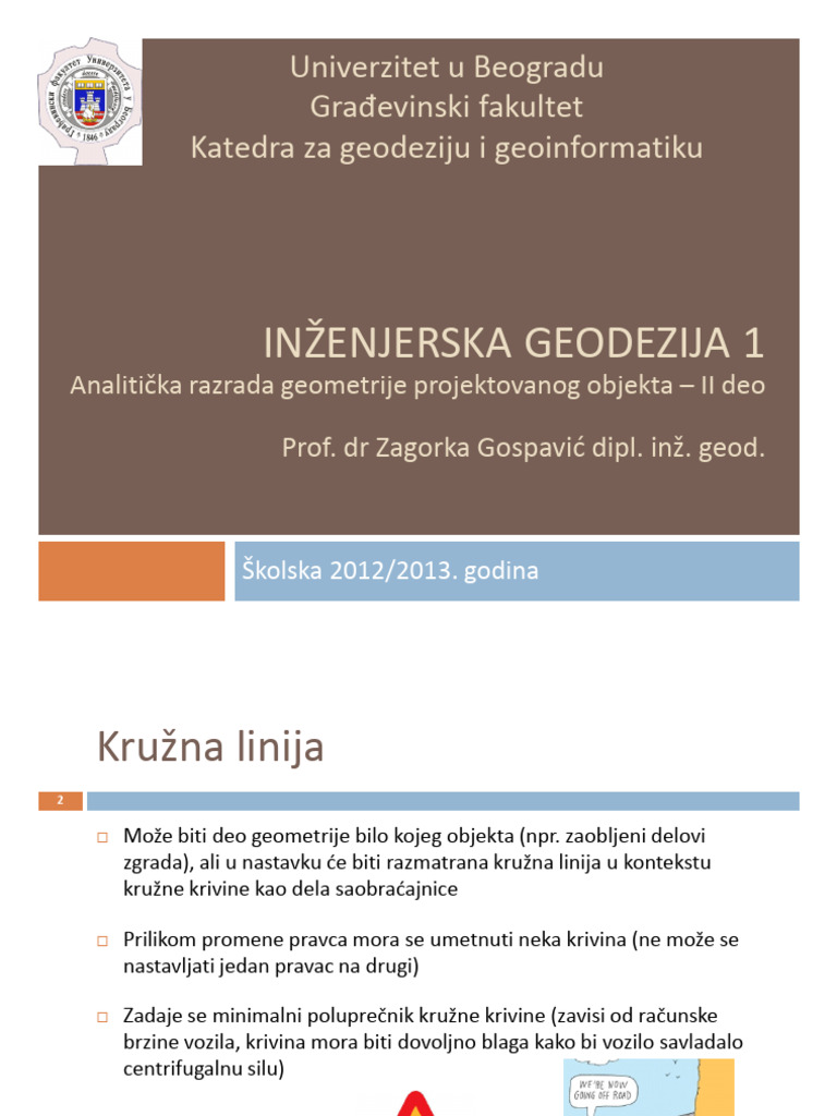 Kruzna Krivina - Predavanje | PDF