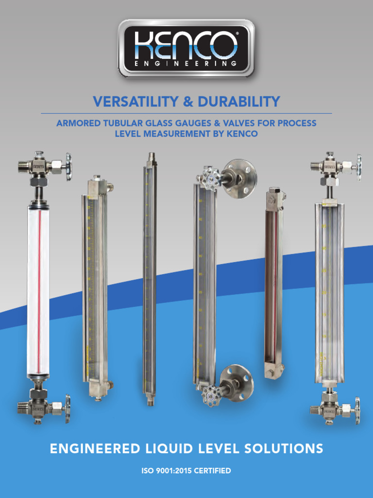 Tubular Glass Liquid Level Gauges 10.22 | PDF | Calibration | Valve