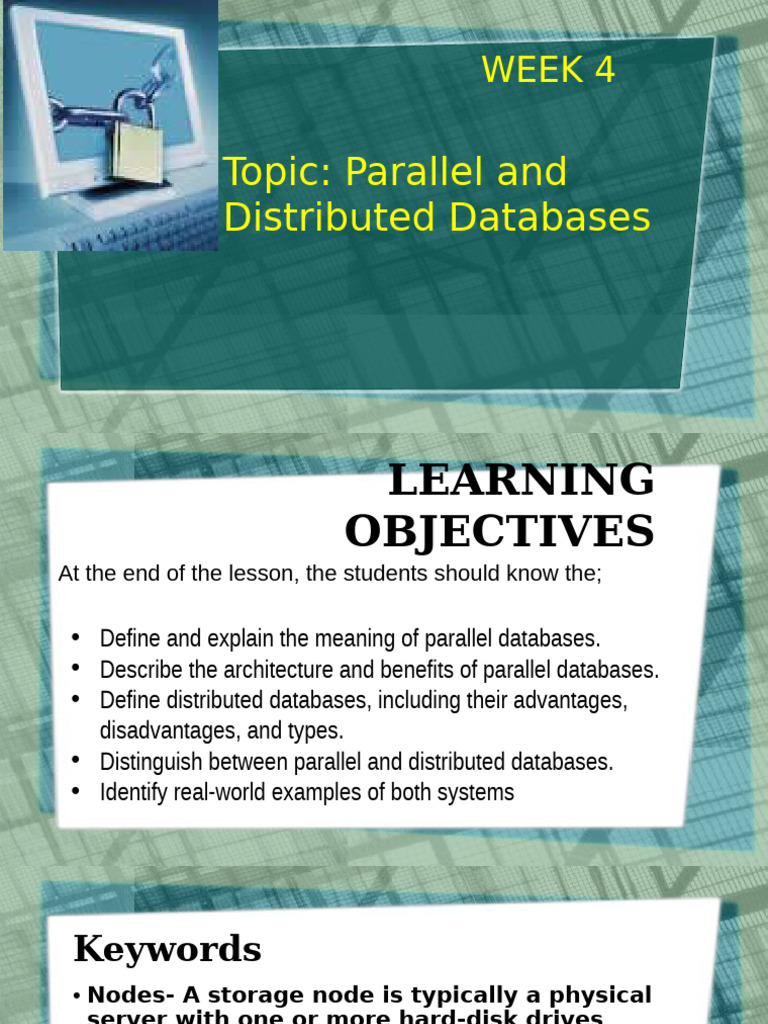 WEEK 4 DP 3rd Term Year 11 Parallel | PDF | Databases | Central Processing Unit
