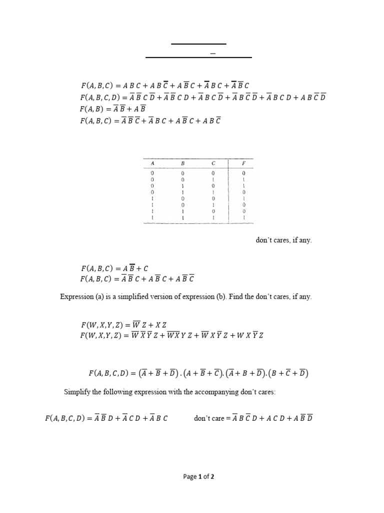 K-map Logic Design Assignment Guide | PDF