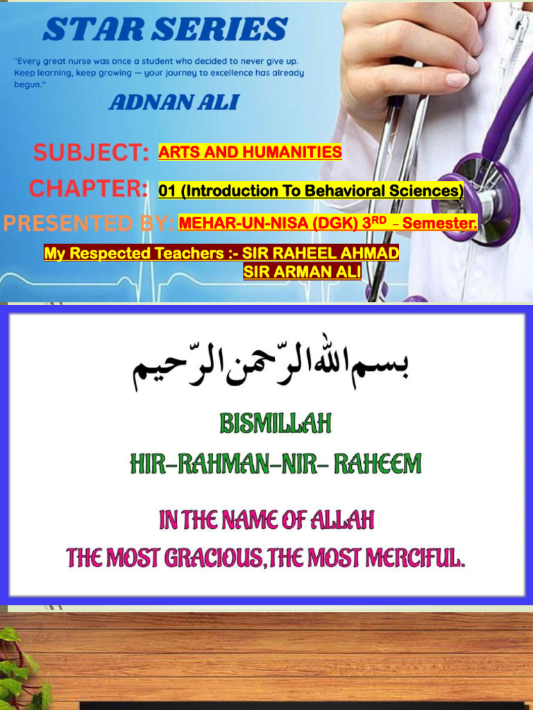 Chap .... 01 (Introduction To Behavioral Sciences) by STARS SERIES. | PDF | Stress (Biology ...