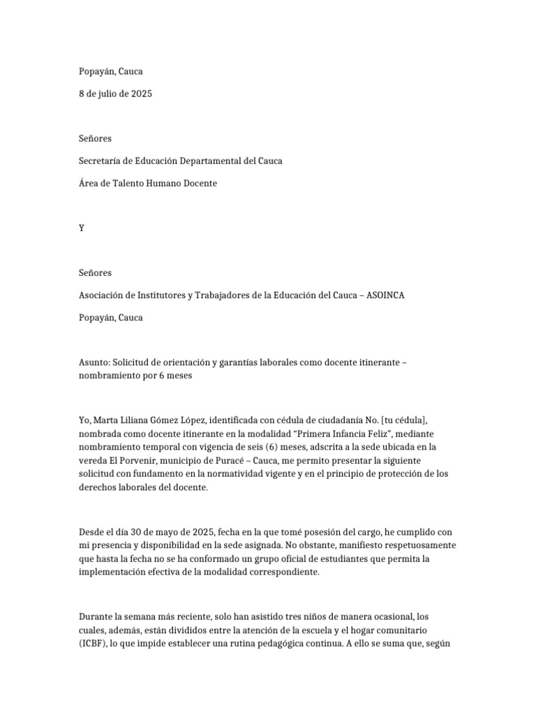 Carta Marta Liliana | PDF | Justicia | Crimen y violencia