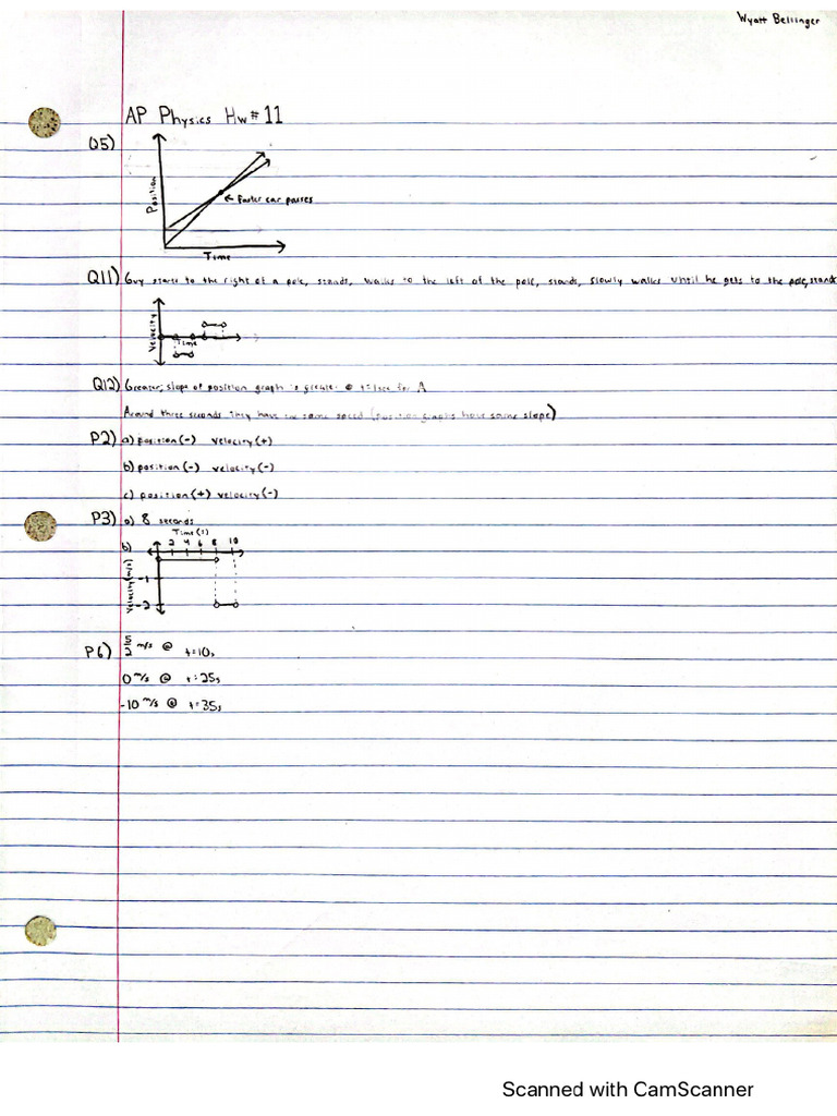 AP Physics Hw#11_1 | PDF