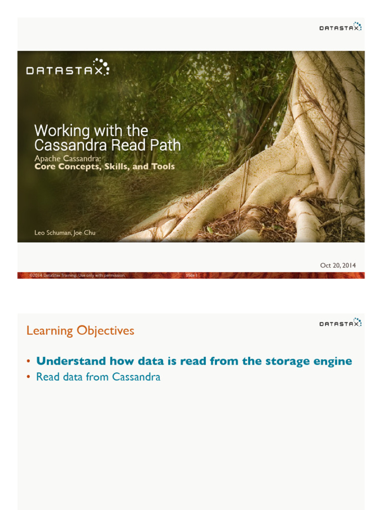 Slide #8 - Cassandra Read Path | PDF