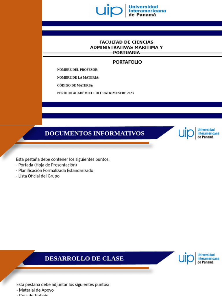 Plantilla para Portafolio - Modelo | PDF