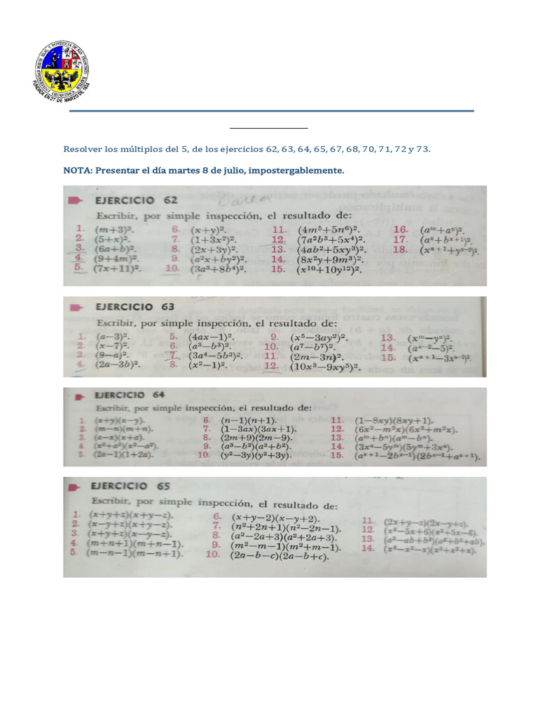 Práctica 2 - Matemáticas | PDF