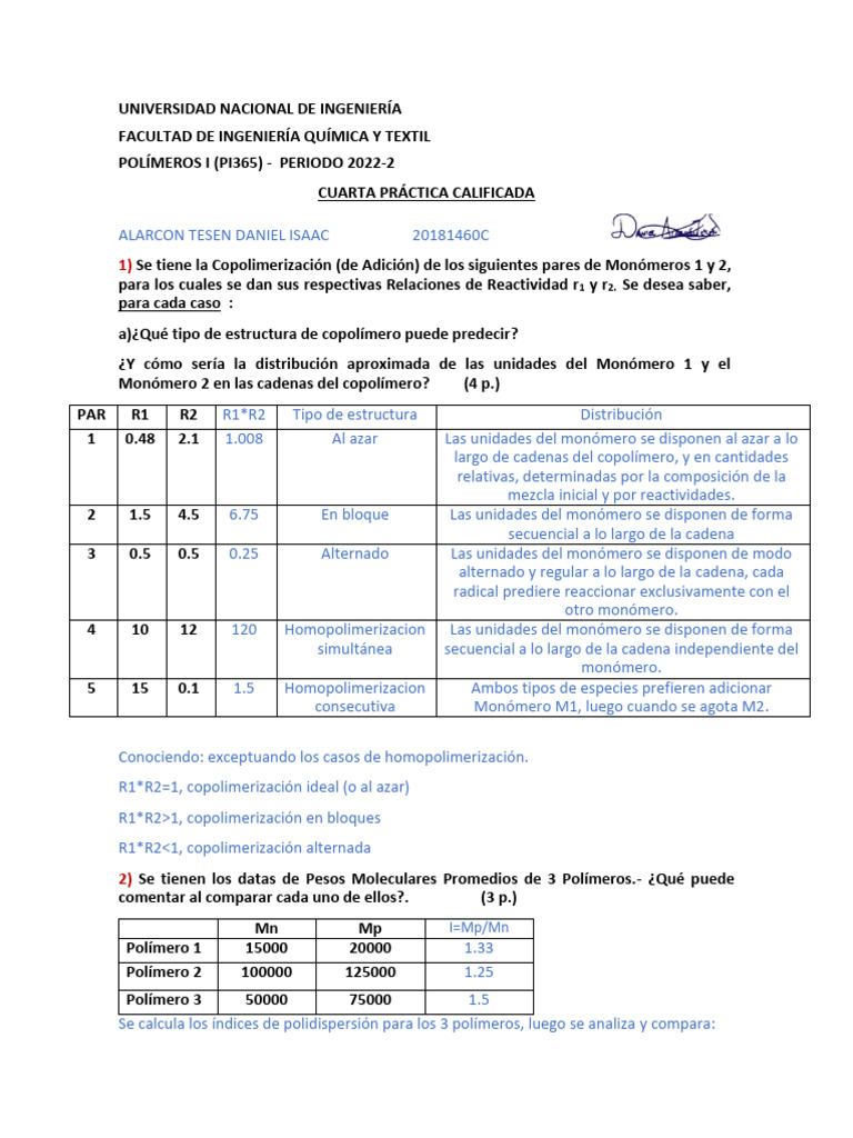 Alarcon Tesen Daniel Isaac 4ta Practica Pi365 | PDF | Materiales ...