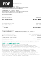 Trainline Expense Receipt - April 2023 | PDF