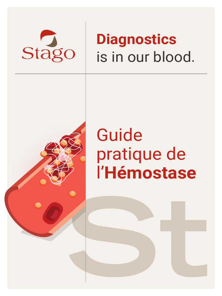 Guide Stago Hémostase | PDF | Hémostasie | Médecine clinique