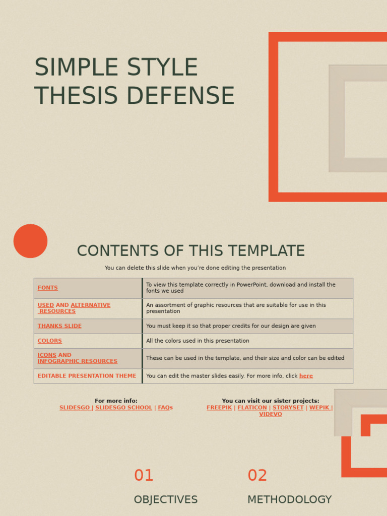Simple Style Thesis Defense - by Slidesgo | PDF | Planets | Solar System