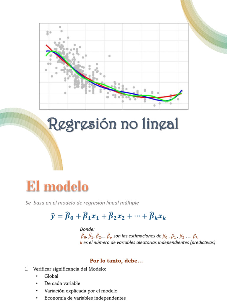 4-1 Regresión No Lineal | PDF | Análisis de regresión | Regresión lineal
