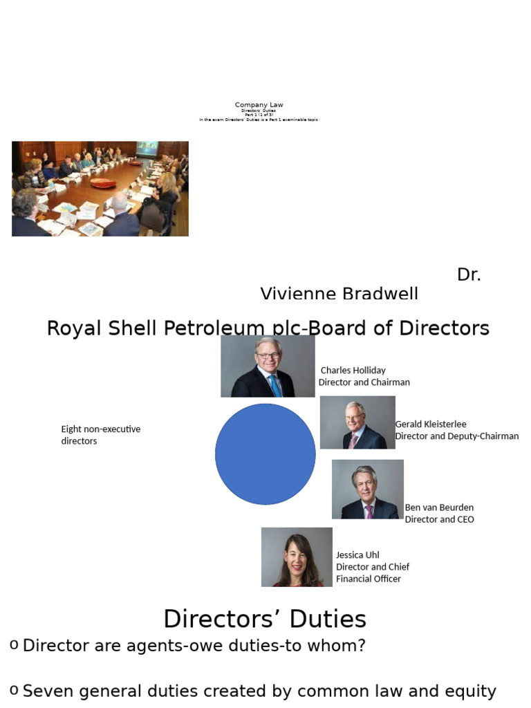 Slides-Directors Duties Part 1 (1 of 3) | PDF | Corporations | Justice