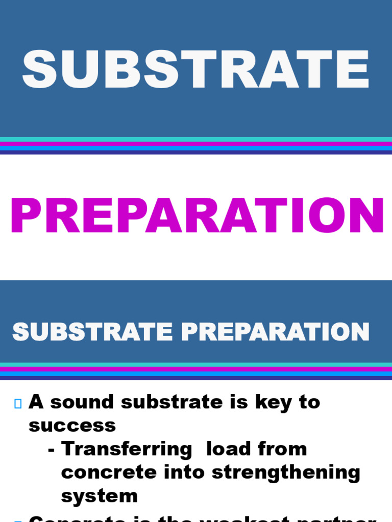 Substrate Preparation | PDF