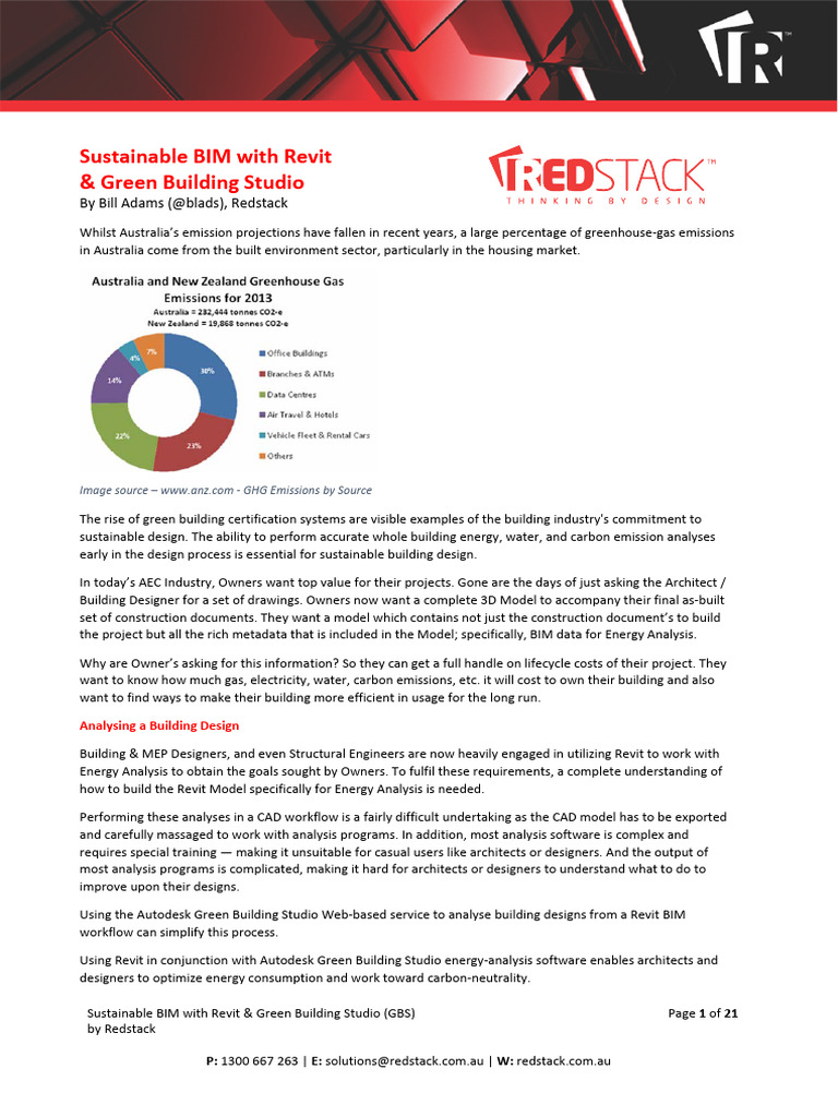 Sustainable BIM Green Building Design Studio | PDF | Autodesk Revit | Green Building