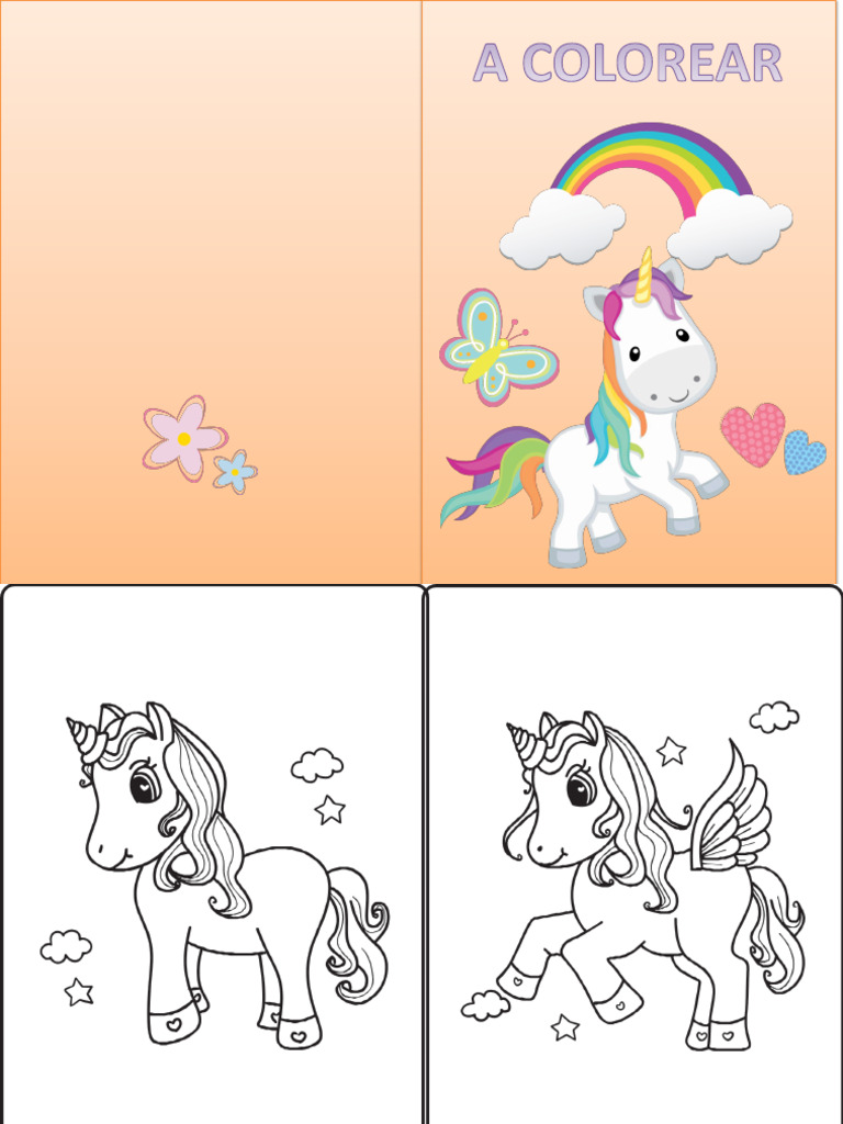 Unicorn Coloring | PDF
