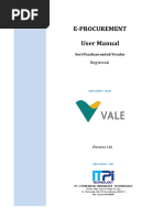 Panduan Vendor E-Procurement LRT | PDF
