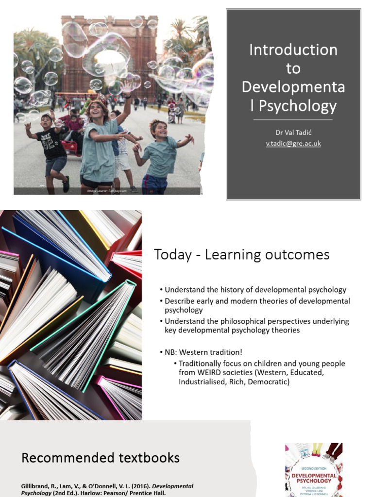 Introduction To Dev Psych - Handout (1 Slide Per Page) | PDF ...