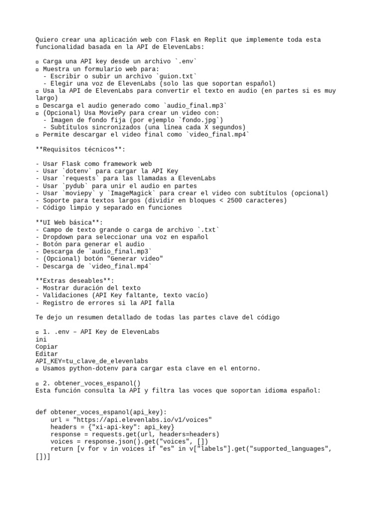 Prompt para Replit | PDF | Software | Informática