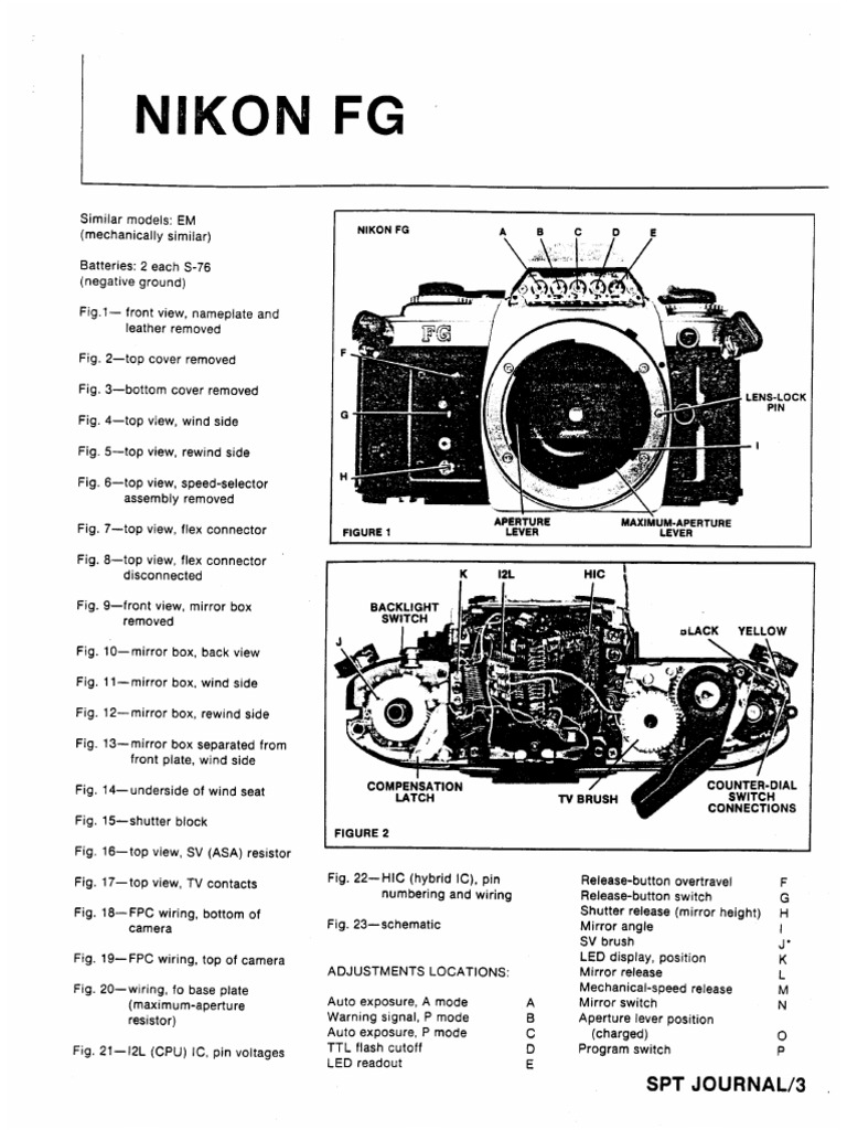 Nikon FG SPT | PDF
