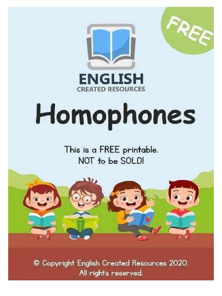 List of Homophones | PDF