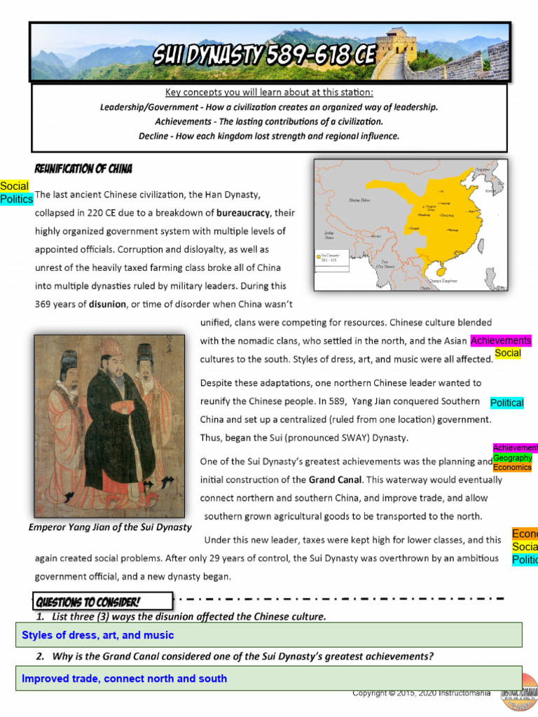 2021 Medieval China Online Reading Investigation | PDF | Tang Dynasty ...