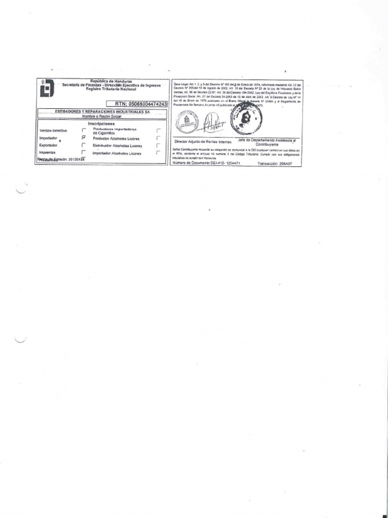 RTN Estir S.A. | PDF