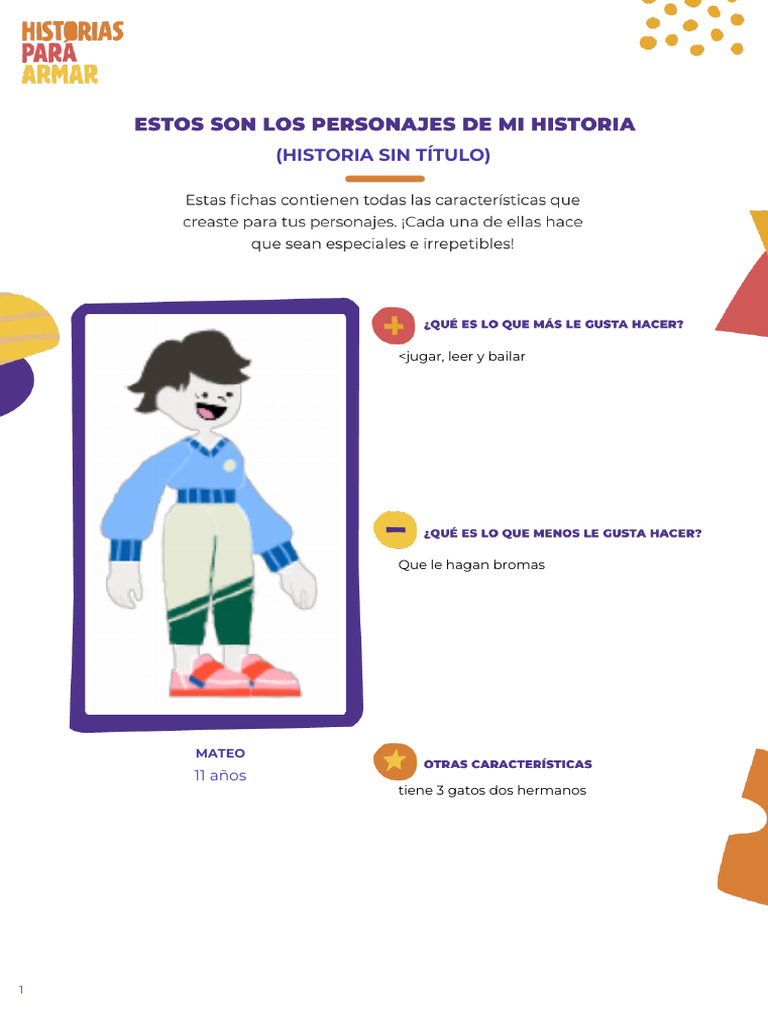 Fichas de Personajes | PDF