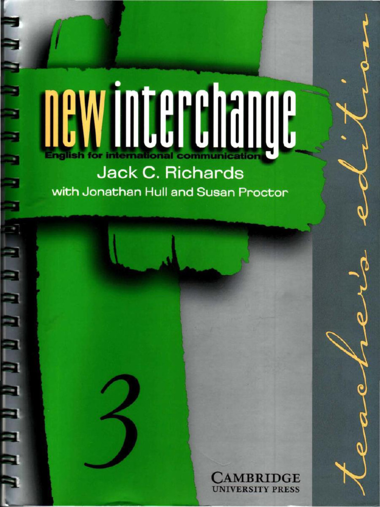 New Interchange 3 Teacherx27s Book PDF Free | PDF