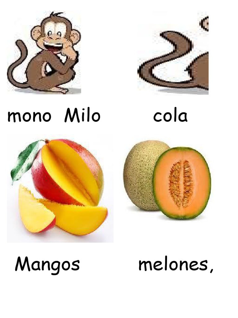 Tarjetas El Mono Milo | PDF
